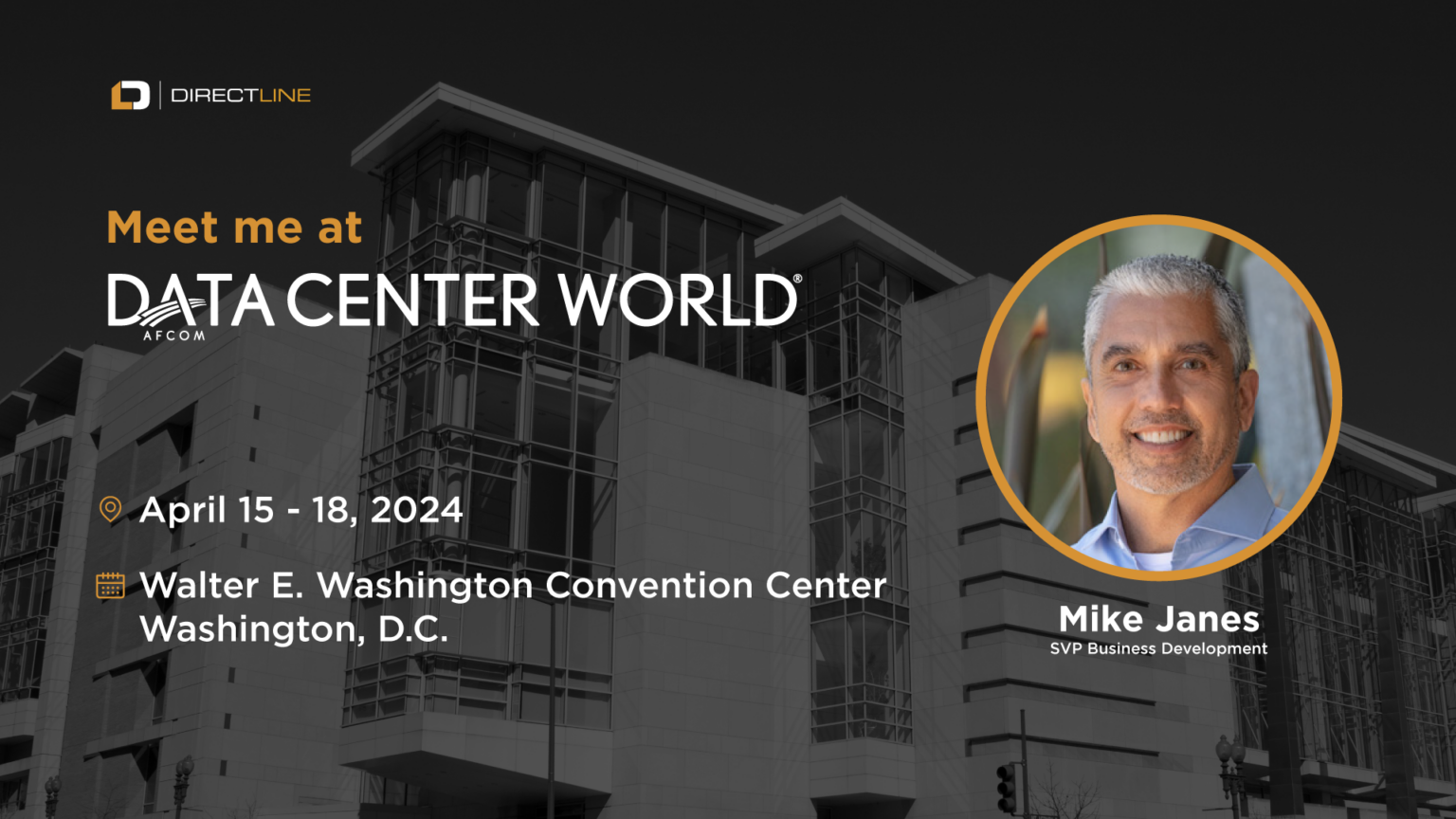 Data Center World - Bill Nelligan meeting - CBRE | DIRECT LINE